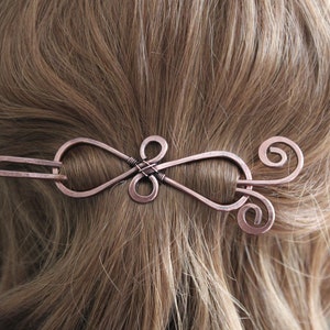Celtic Knot Infinity Hair Pin, Metal Pin, Hair Jewelry, Hair Barrette ...