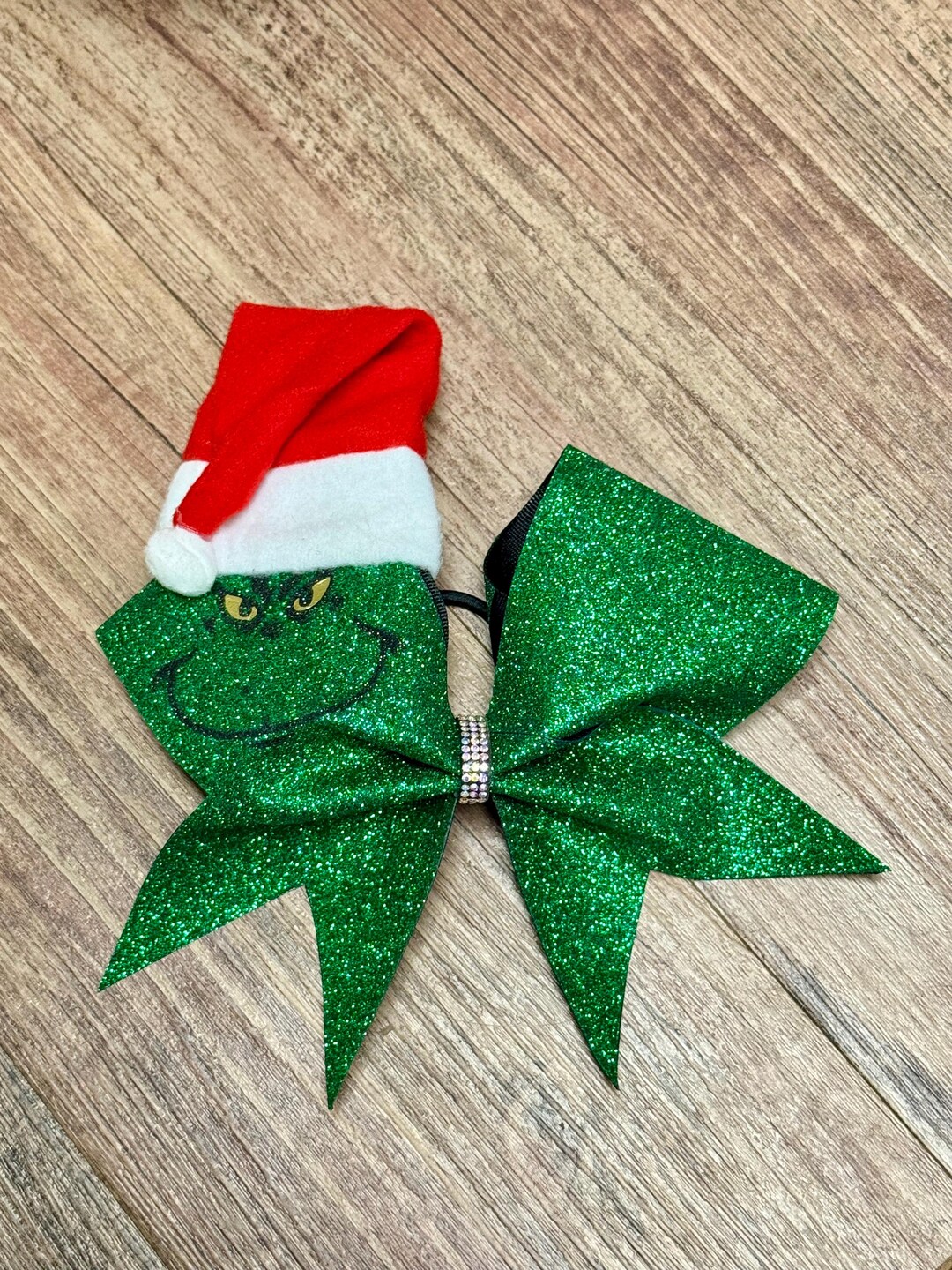 Grinch Cheer Bow - Etsy