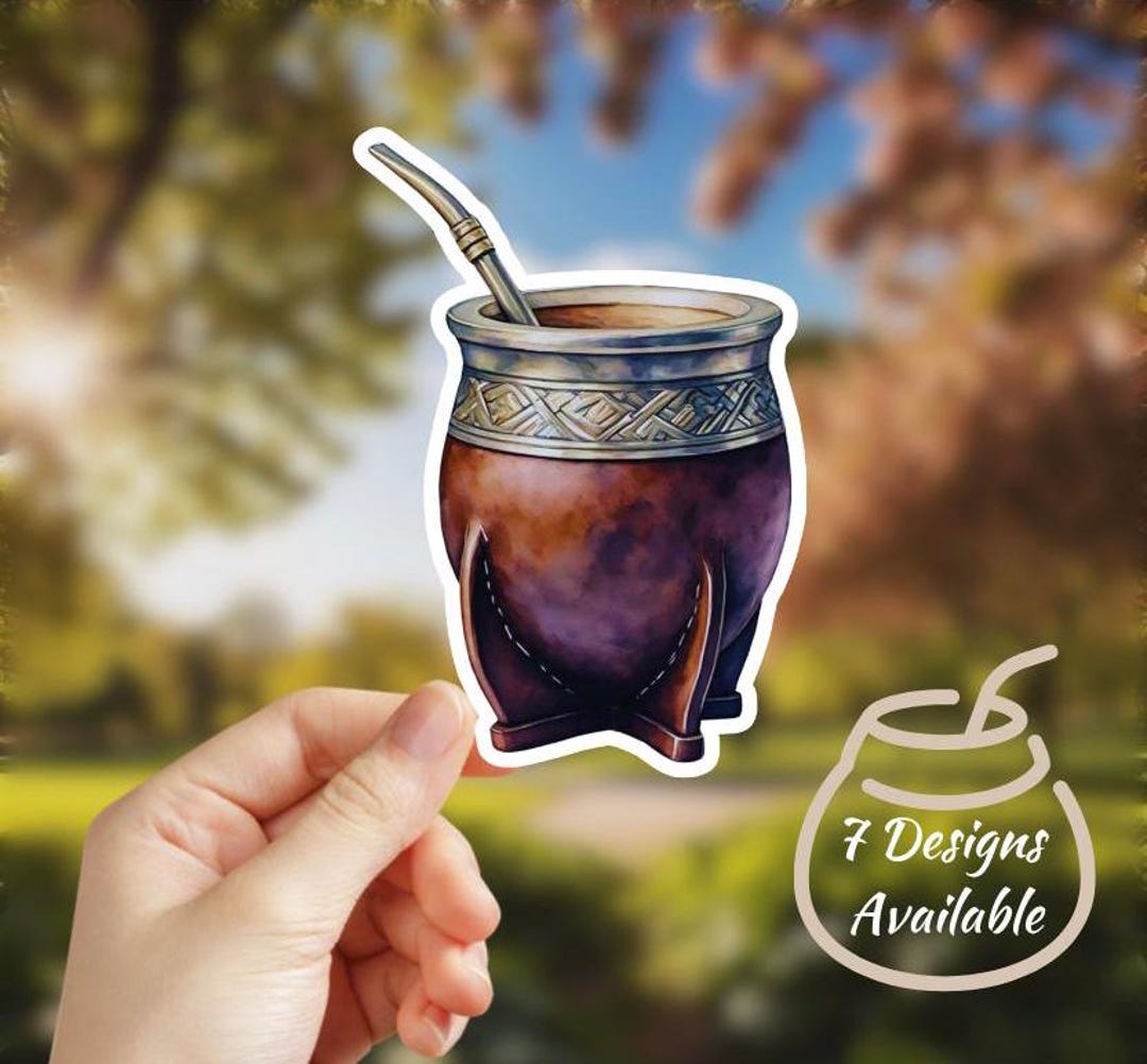 Yerba Mate Kiss-cut Stickers | Argentina Sticker | Gift Idea for Yerba ...