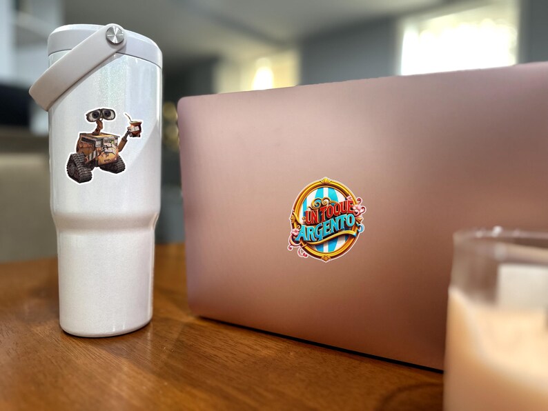 Wall-e With Yerba Mate Sticker | Cute Robot Movie Character | Argentina ...