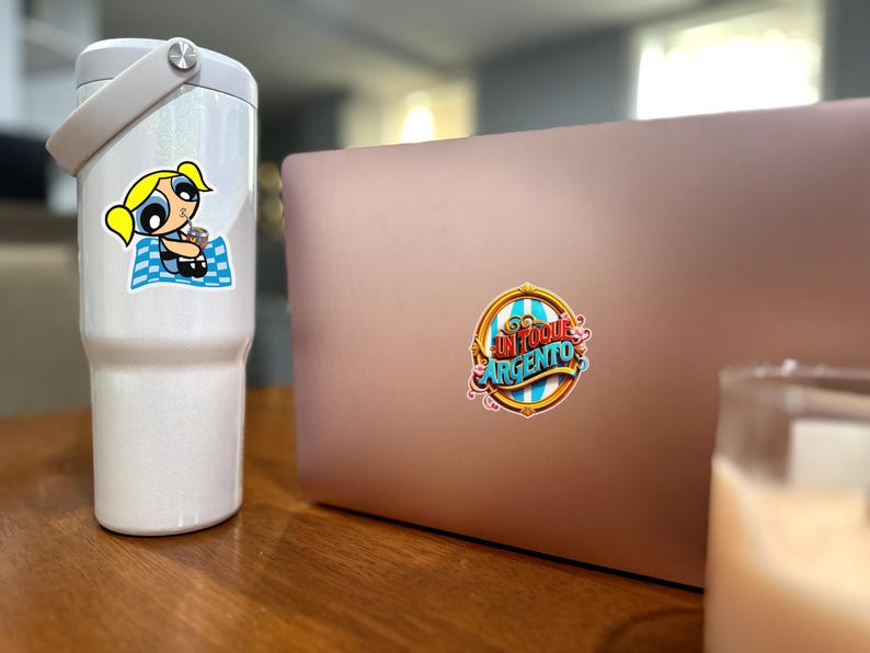 Bubbles the Powerpuff Girl Drinking Yerba Mate | Argentina Sticker ...
