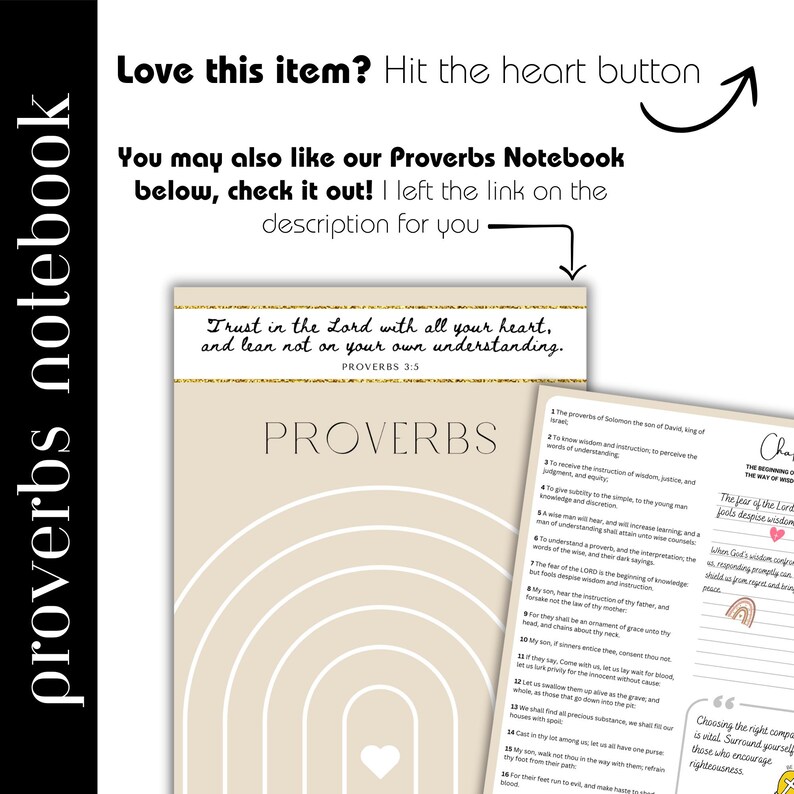 Proverbs Study Book Complete Book of Proverbs Devotional & Scripture ...