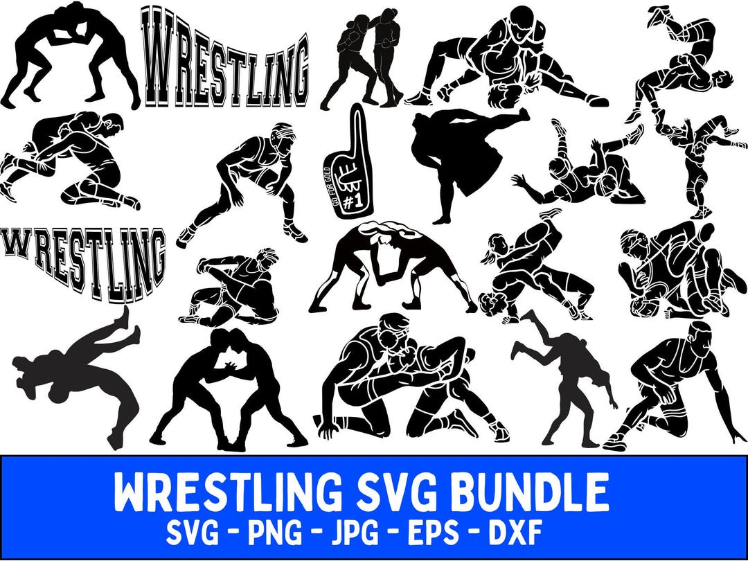 Wrestling SVG Bundle, Wrestler Svg, Wrestling Cricut, Wrestling Clip ...