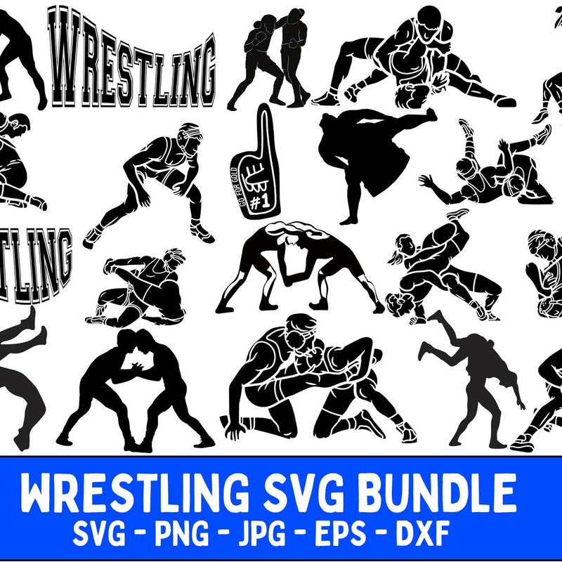 Wrestling Svg Bundle - Etsy