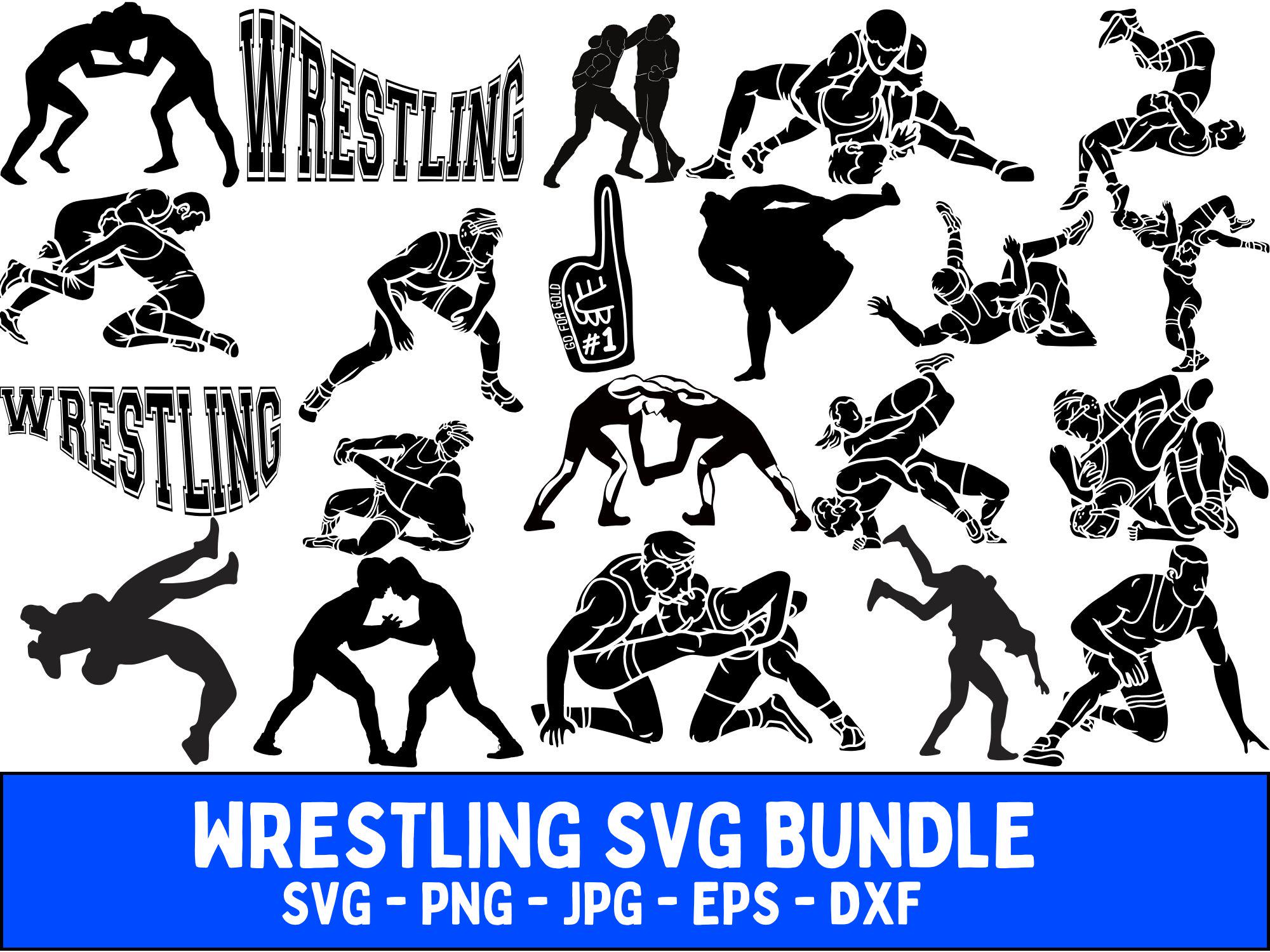 Wrestling SVG Bundle, Wrestler Svg, Wrestling Cricut, Wrestling Clip ...
