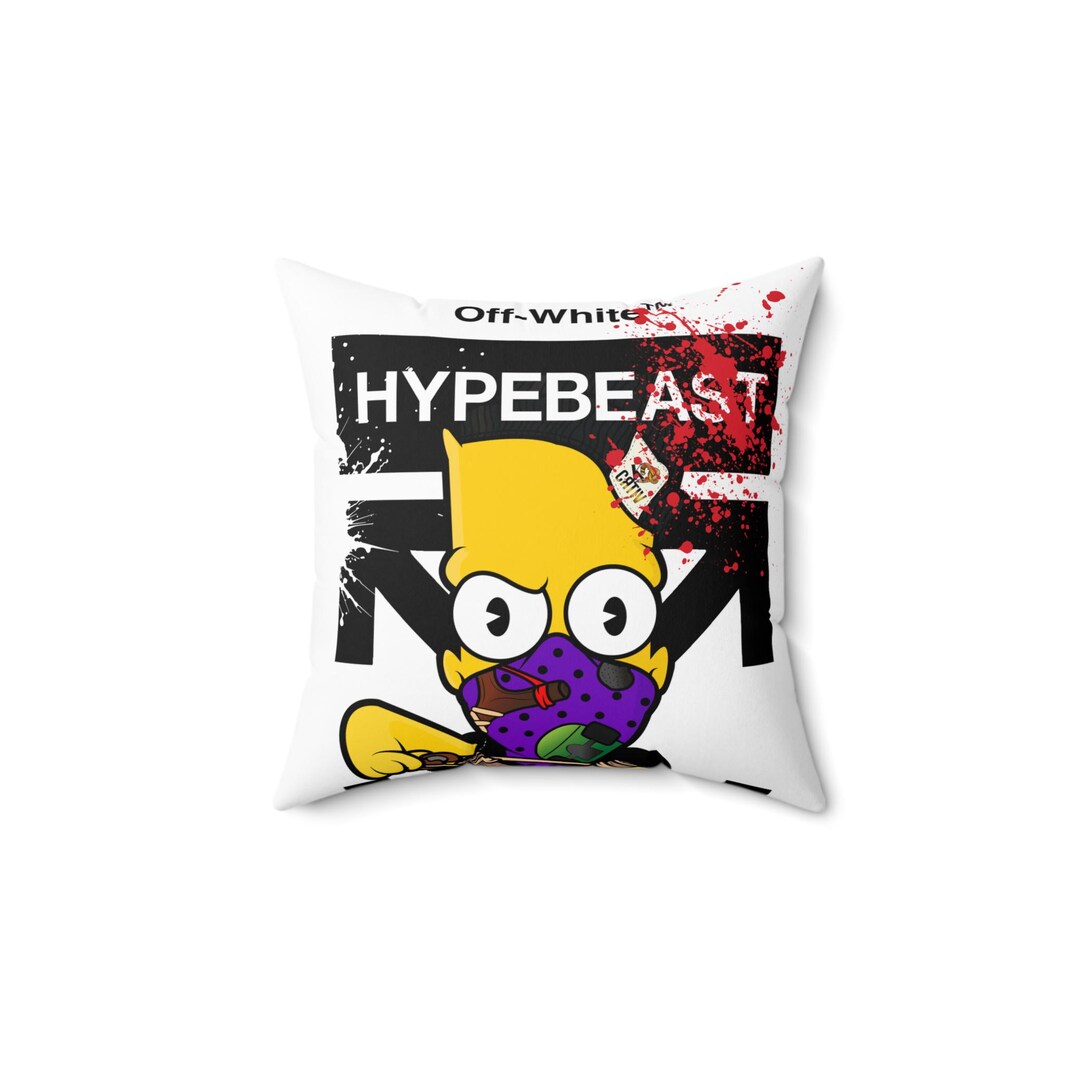 Urban Street Art Pillow, Hypebeast Home Decor, Unique Cushion for Youth ...