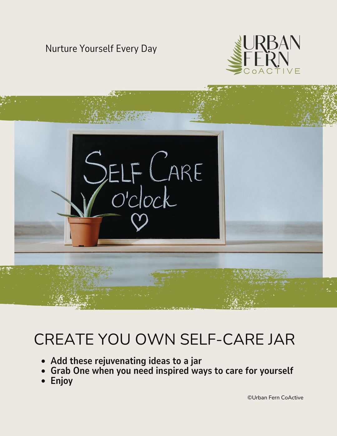 Jar of Self-care,self Care Printable Activity, Over 20 Creative Self ...