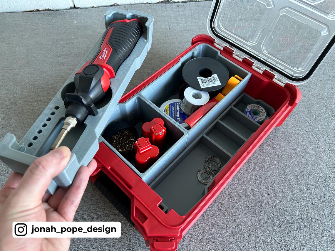 Jonah Pope Design 3d Printed Insert Designed for Milwaukee Packout ...