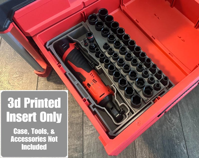 TOOLCRAFT3D Design 3d Printed Insert Designed for Milwaukee Packout ...
