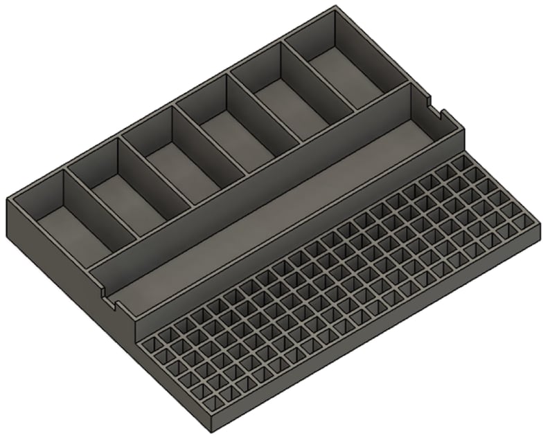 Impact Bit Organizer Designed for Dewalt Medium Toughcase Organizer (7 ...