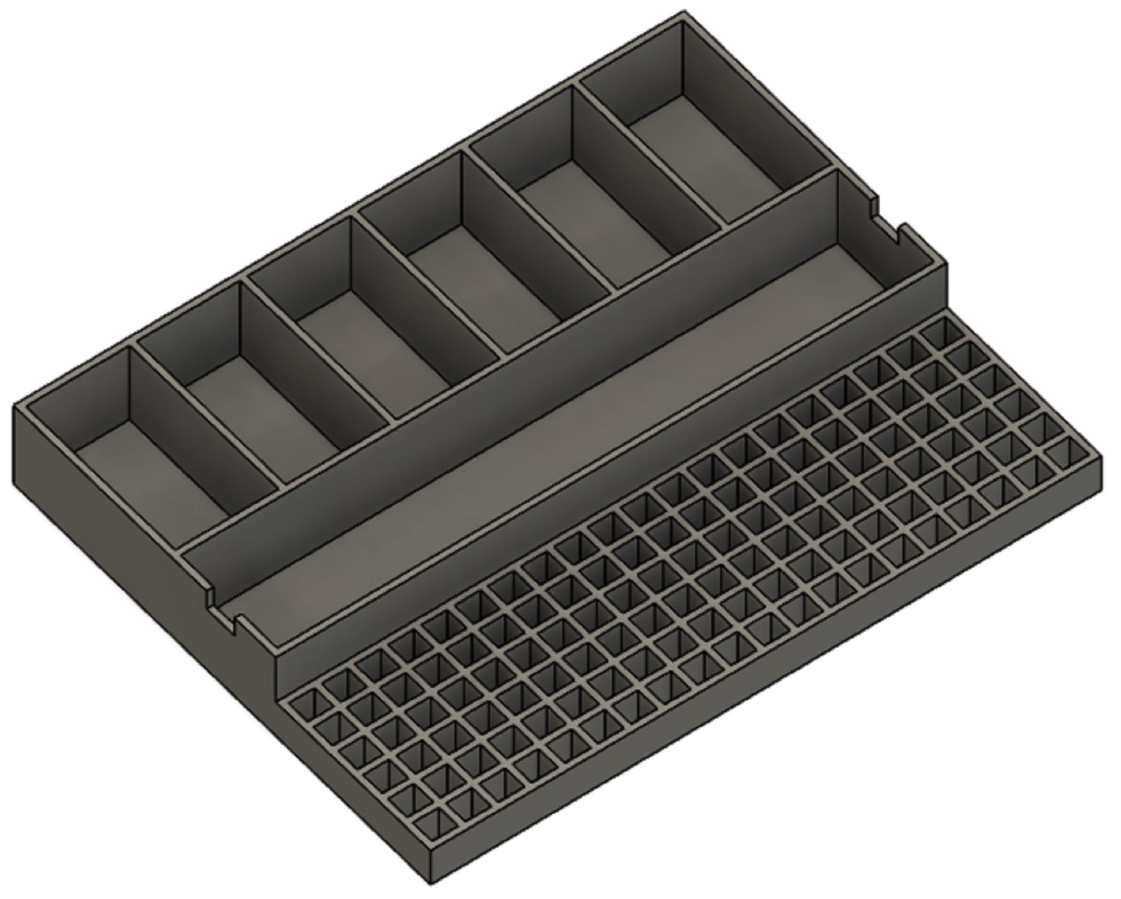 Impact Bit Organizer Designed for Dewalt Medium Toughcase Organizer (7 ...