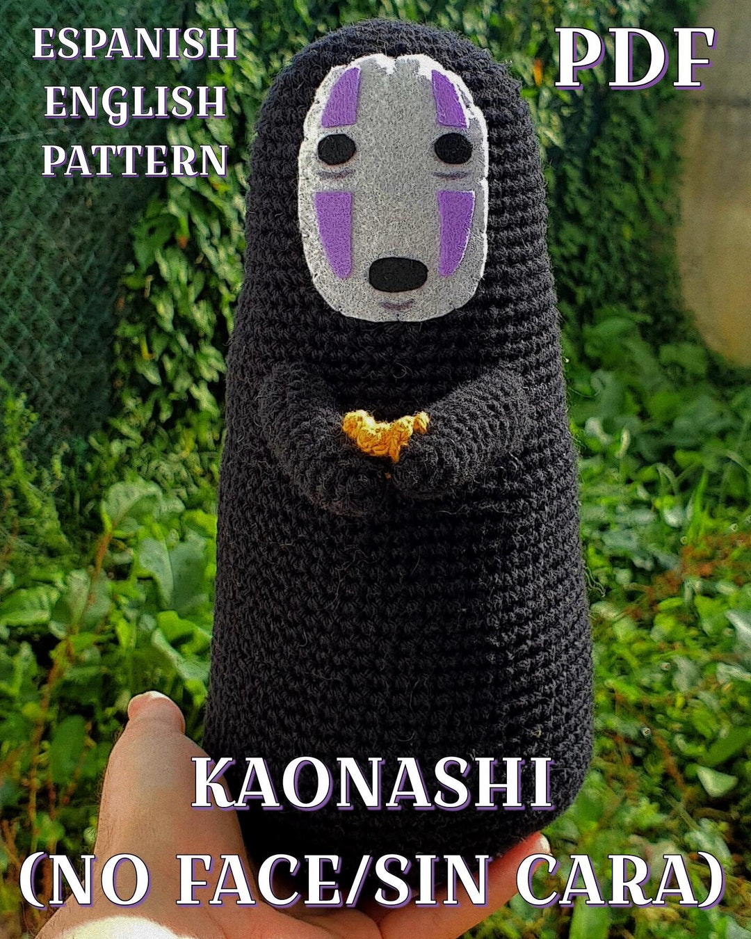 ENG/ESP Crochet Pattern: Kaonashi (no Face) Spirited Away - Etsy