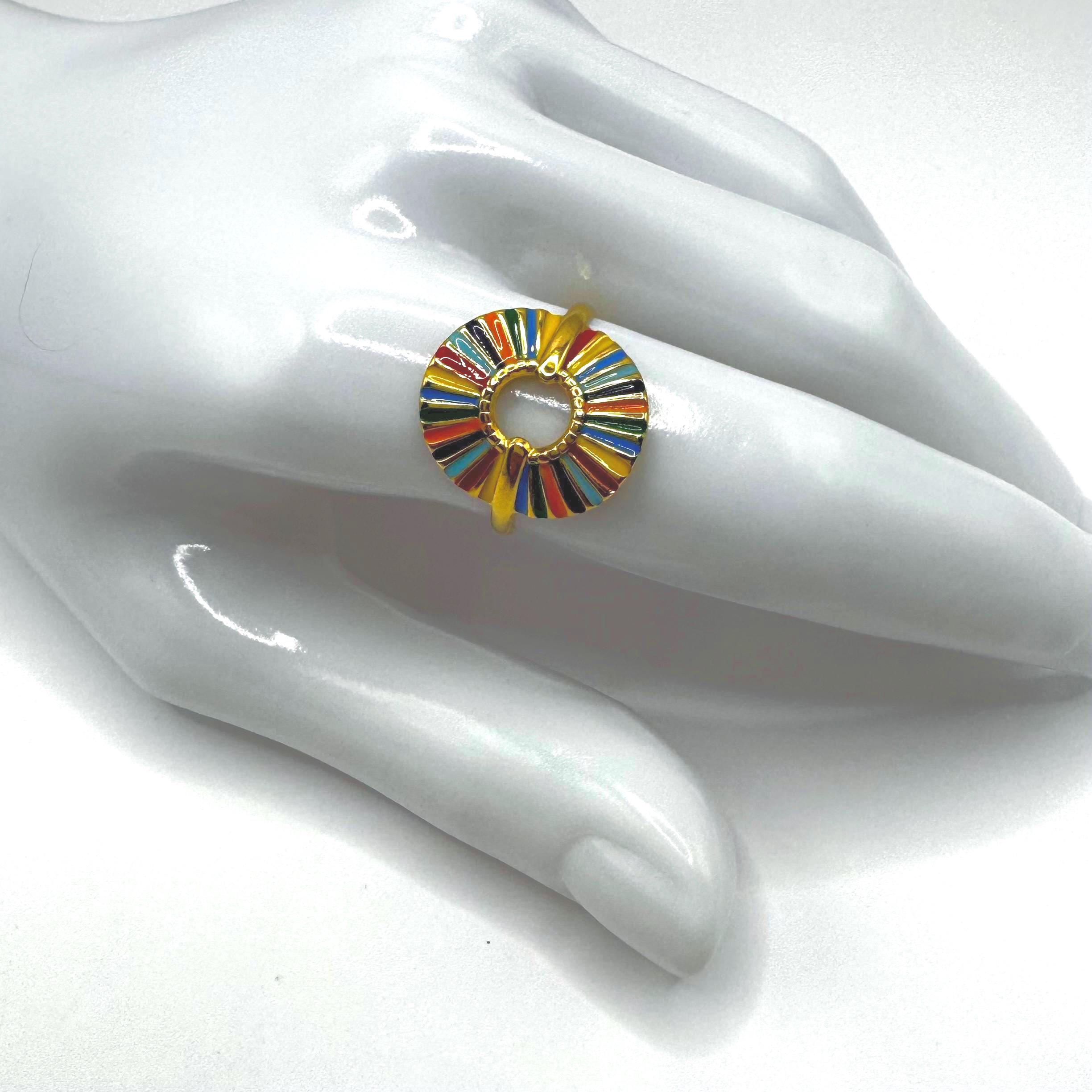 Rainbow Ring - Etsy