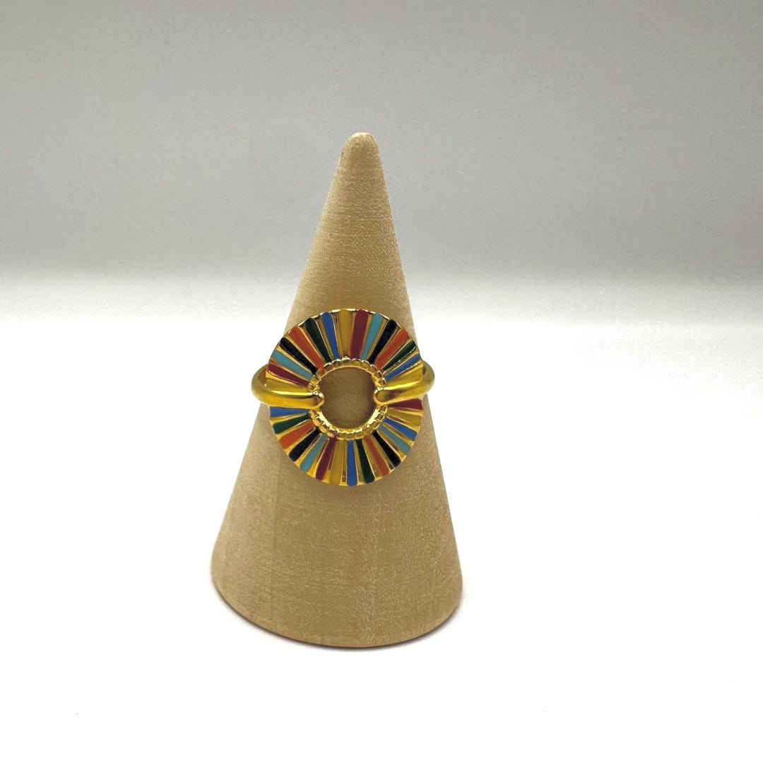 Rainbow Ring - Etsy