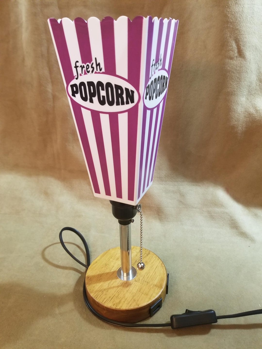 Popcorn Lamp With USB Ports - Etsy