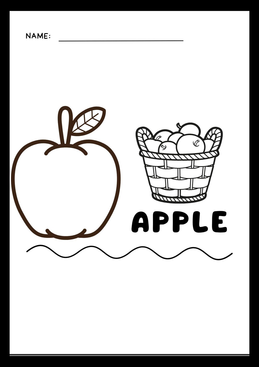 ABCDE Coloring Sheet, Kids Worksheet, Alphabet, Kids, Abcde, Coloring ...