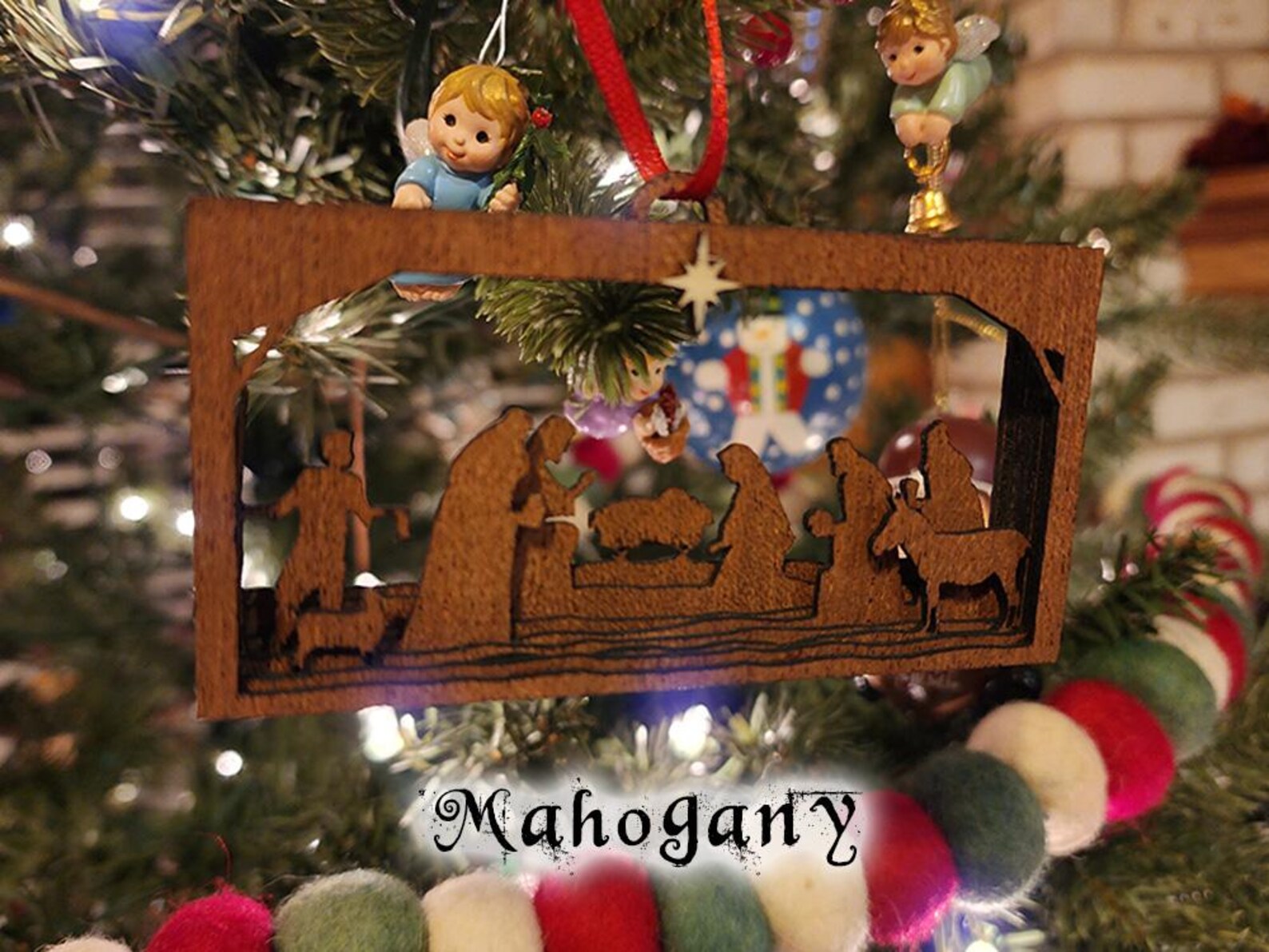 Nativity Christmas Ornament - Etsy