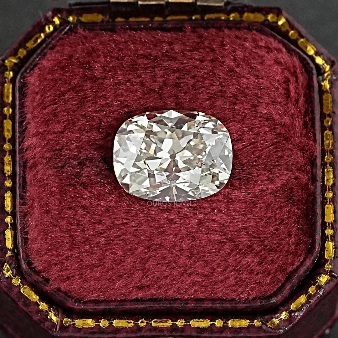 Lab Grown Old Mine Cushion Cut Diamond: JK-VS, Vintage Style - Etsy