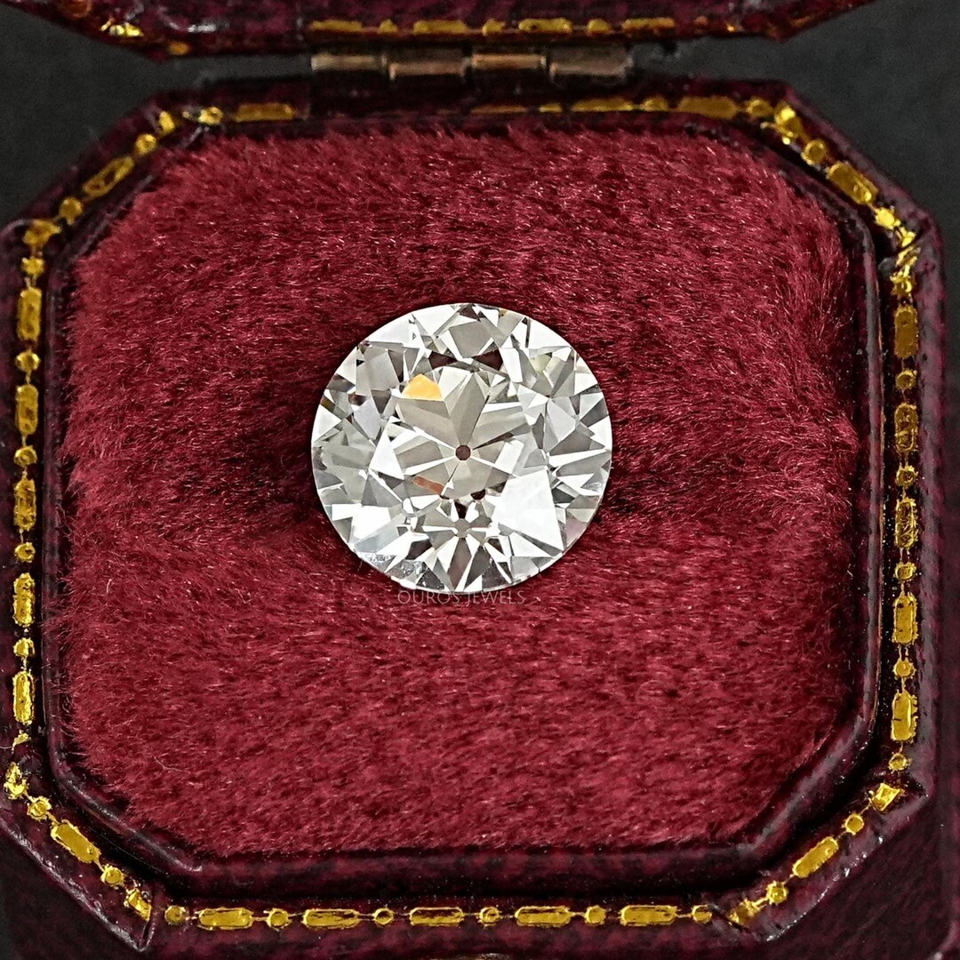 Old European Round Cut Solitaire Loose Diamond, Conflict Free Lab Grown ...