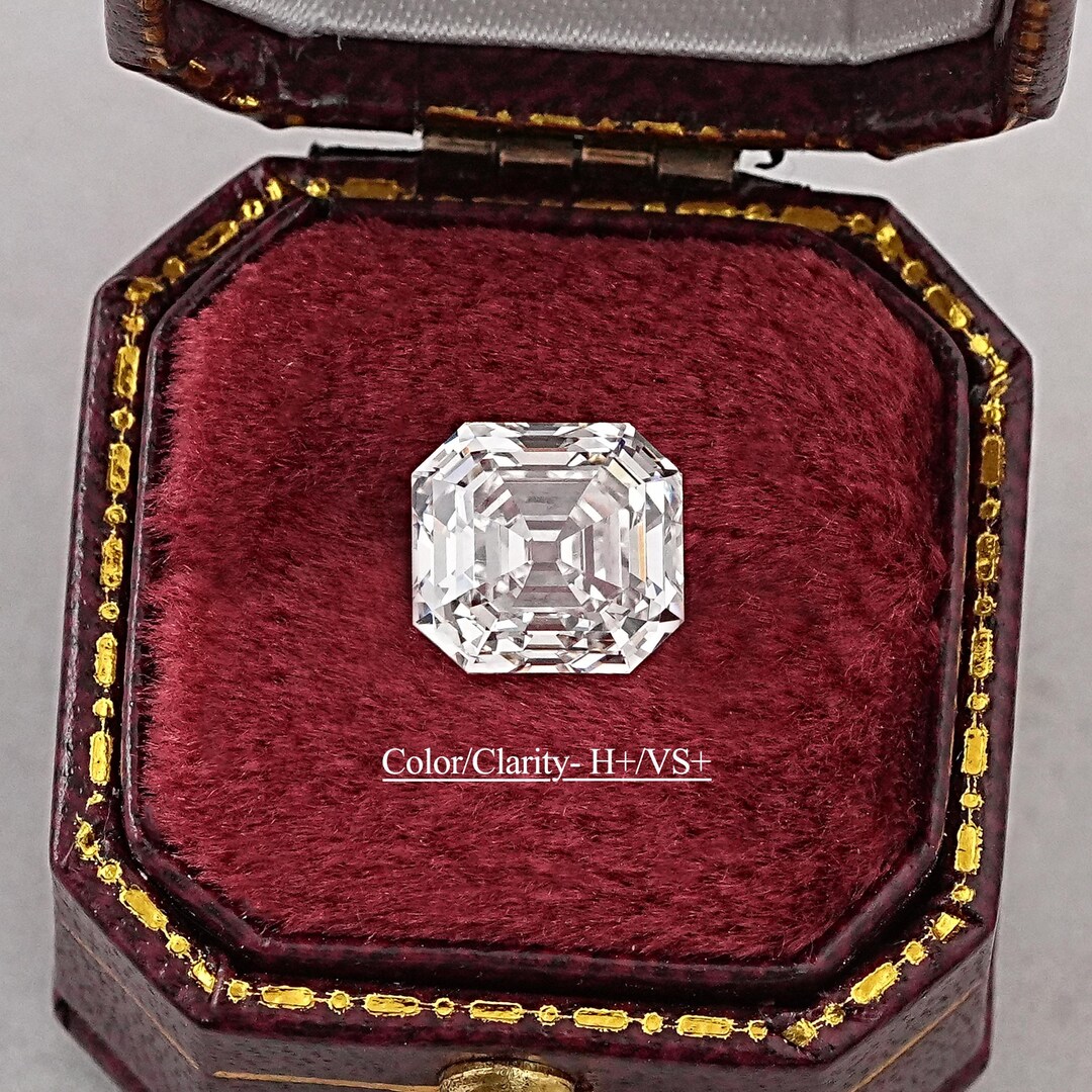 Old Mine Asscher Cut Loose Diamond, JK-VS Clarity Lab Diamond Jewelry ...