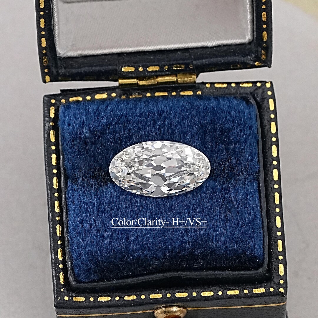 Old Mine Moval Cut Loose Diamond, Lab Grown Diamond for Jewelry ...