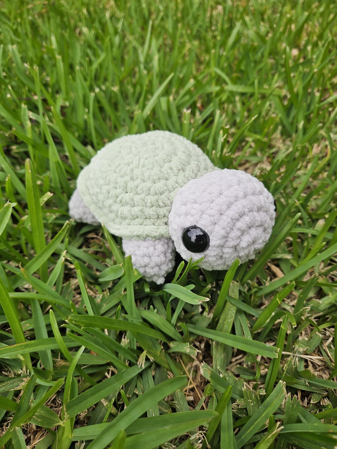 Crochet Turtle Plushie: Lil Tuck, Desk Buddy - Etsy