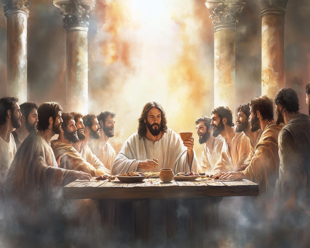 Realistic Last Supper Printable Wall Art for Home or Church Decor - Etsy