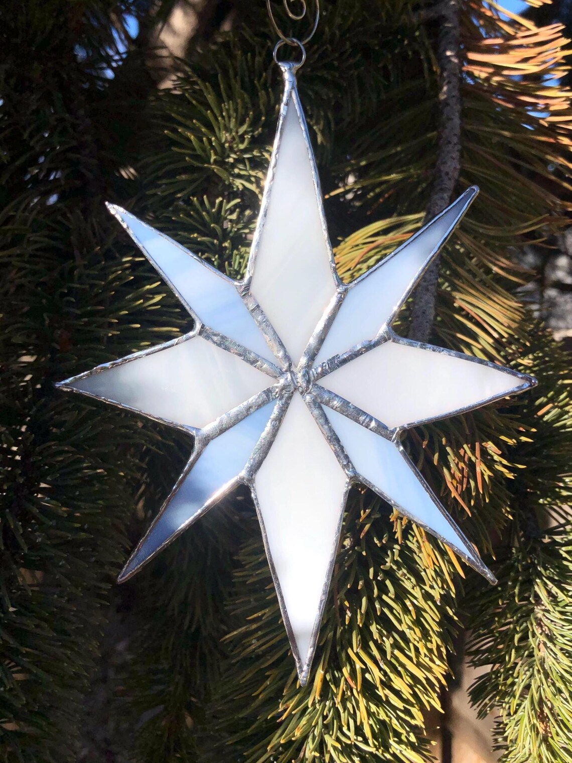 Stained Glass Tree Ornament - Etsy