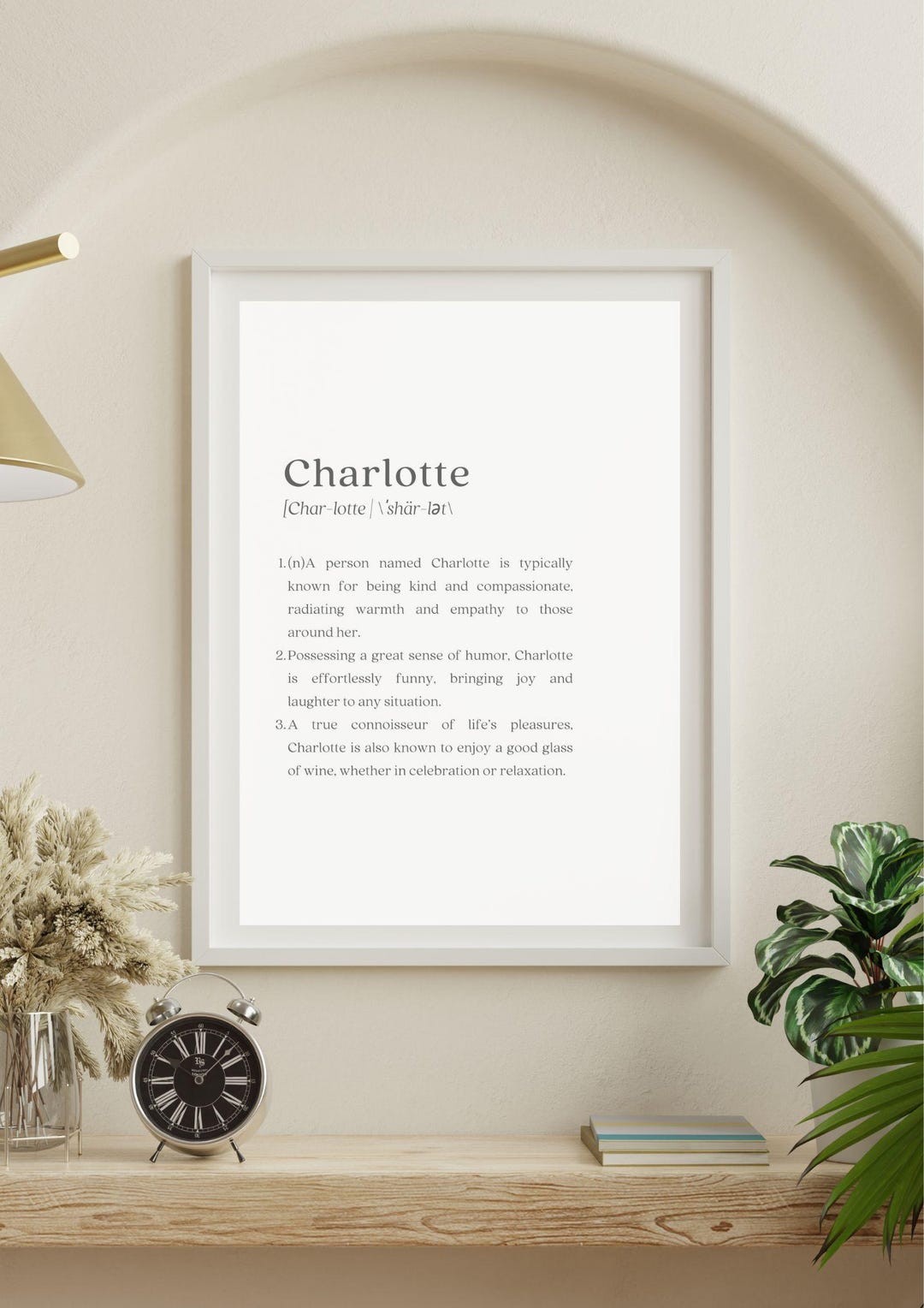 Personalized Name Definition Dictionary Poster – Custom Digital ...