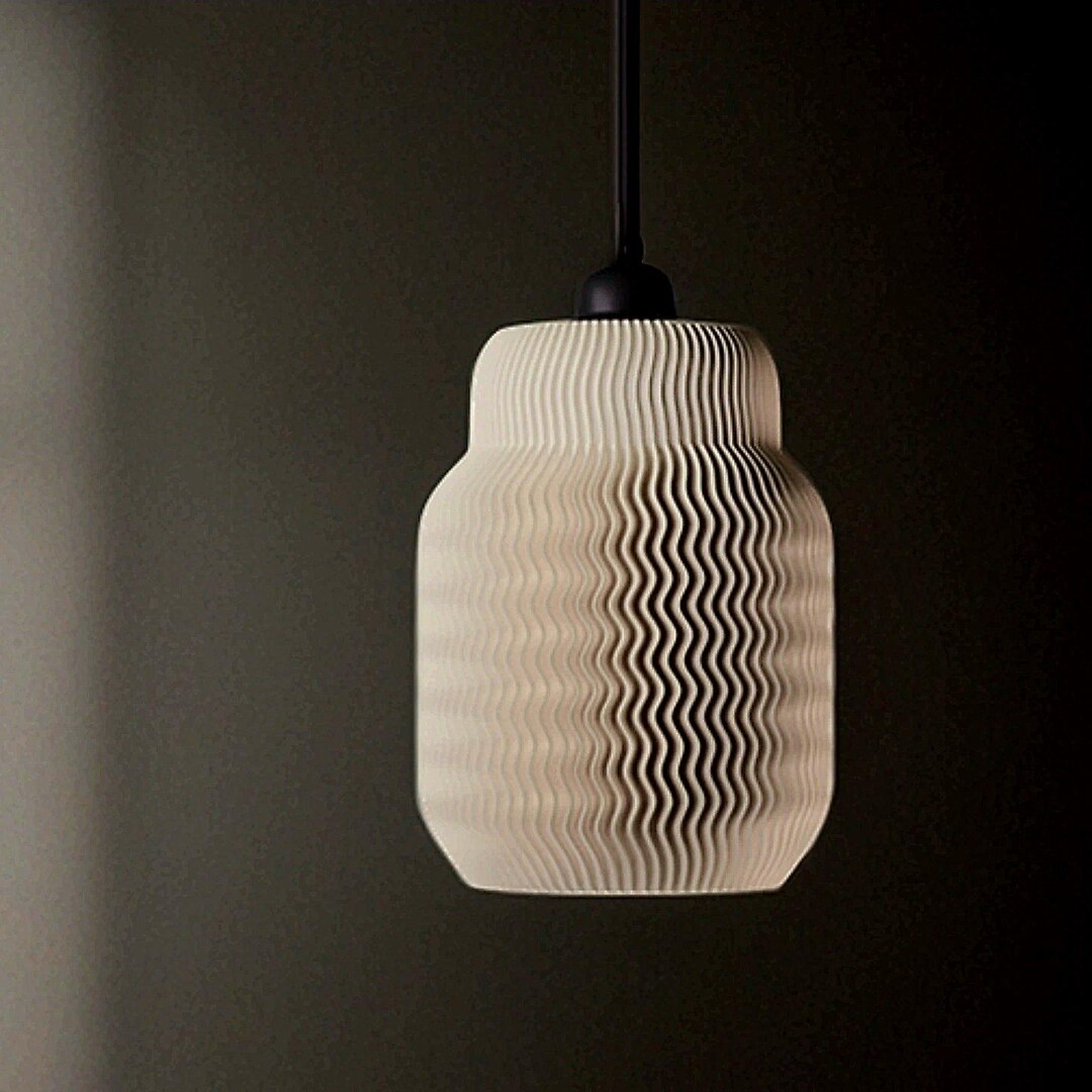 Modern Origami Pendant Light, Dining Table Lamp as a Japandi Hanging ...