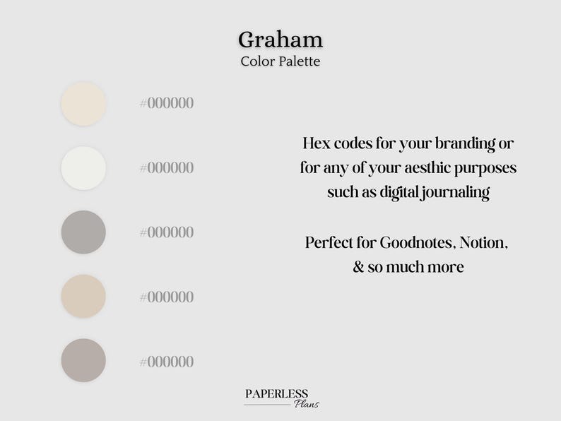 Graham Color Palette Trendy Color Schemes for Websites, Branding, and ...