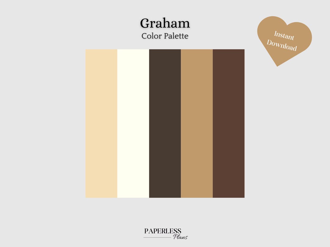 Graham Color Palette | Trendy Color Schemes for Websites, Branding, and ...