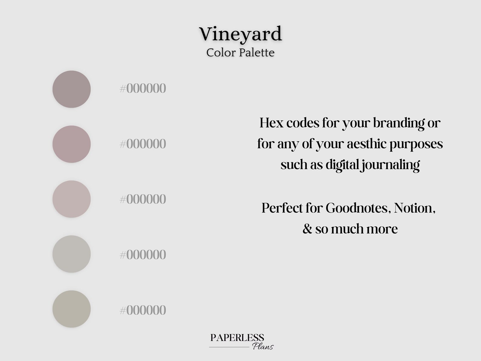 Vineyard Color Palette Trendy Color Schemes for Websites, Branding, and ...