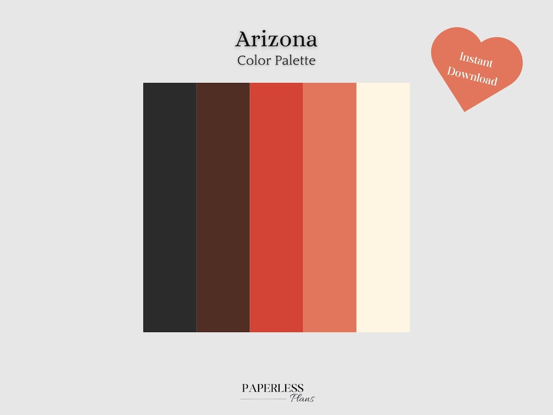Arizona Color Palette | Trendy Color Schemes for Websites, Branding ...