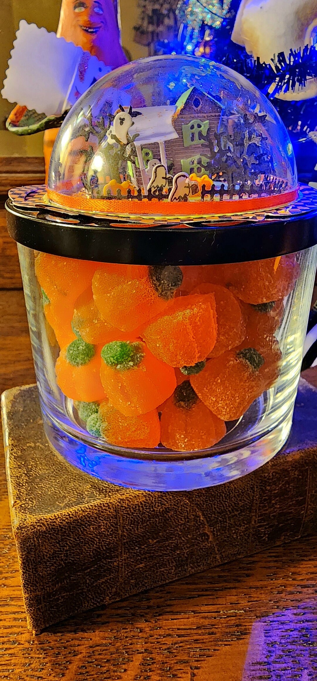 Halloween Candy Jar, Jar Topper, Halloween Candy, Halloween Gift ...