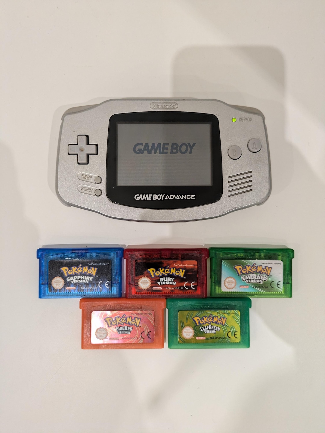 Nintendo Game Boy Advance Console Gameboy Advance With 5 Pokemon Games ...