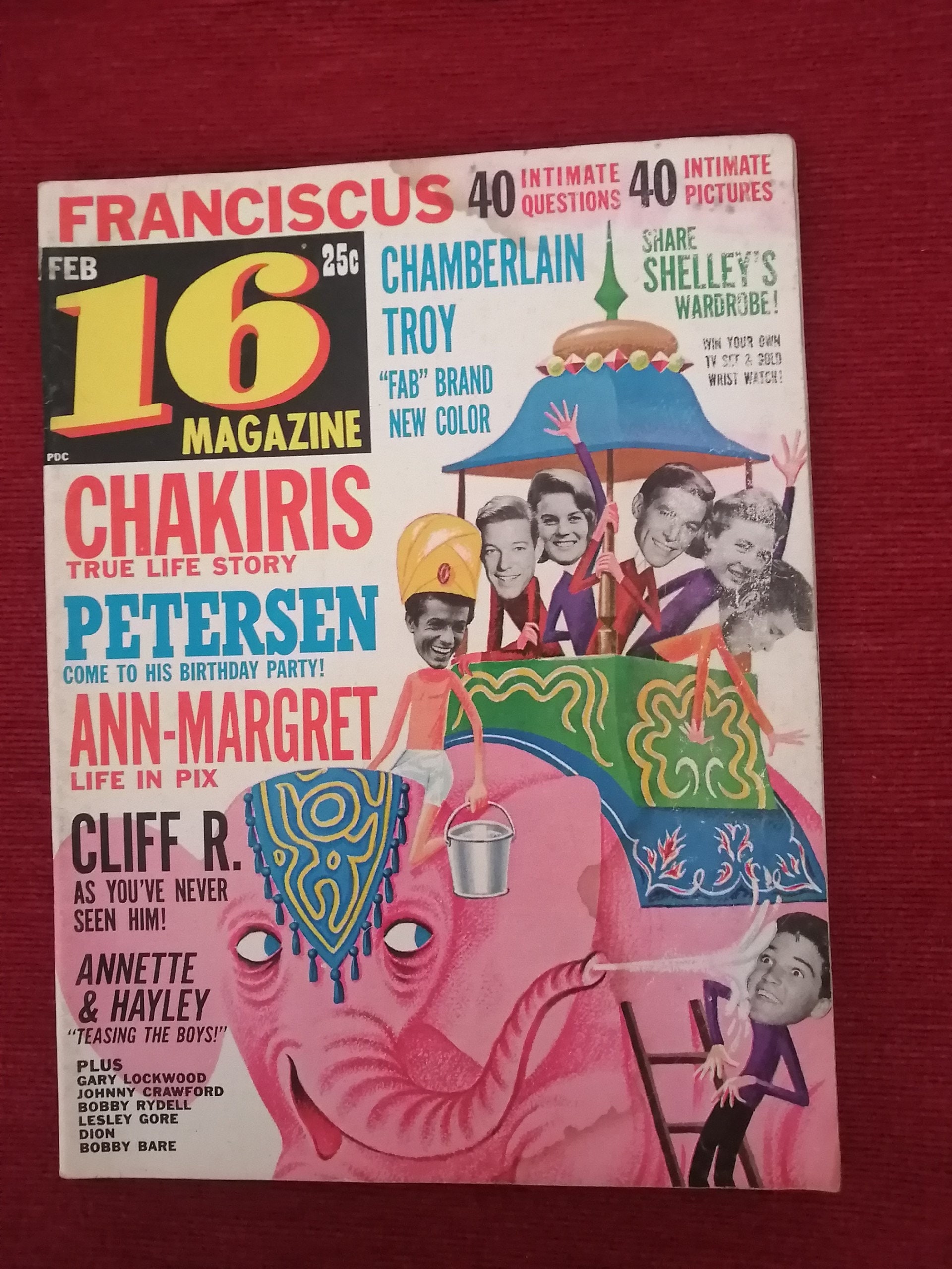 16 Magazine February 1964 Ann Margaret Haley Mills - Etsy