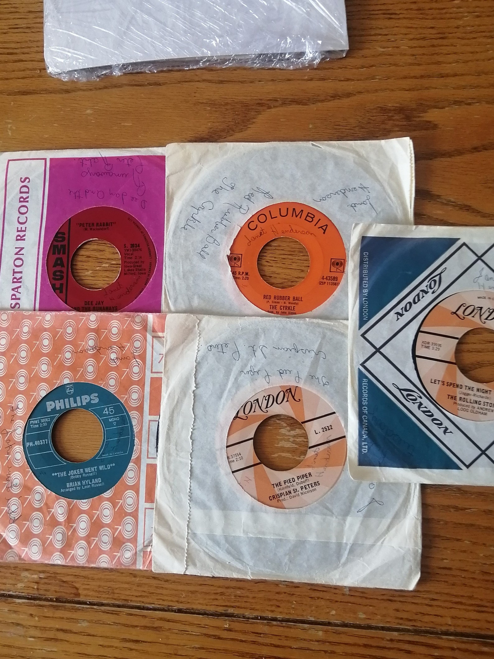 Lot of 4 Classic Rock 45 Rpm - Etsy