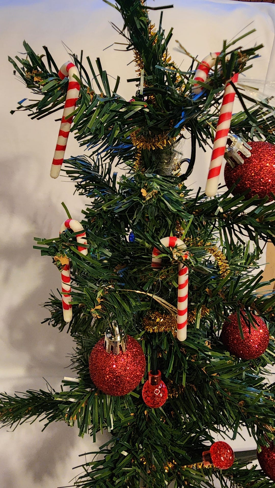 Set of 4 Candy Canes - Cute Vintage Mini Christmas Ornament - Etsy