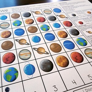 Planet Hop Printable STEM Game: Kids Ages 6-10 (PDF) - Etsy