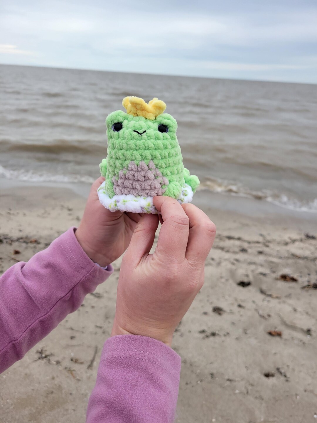 Crochet Frog Crochet Green Frog Crochet Frog Plush Frog Stuffy Frog ...