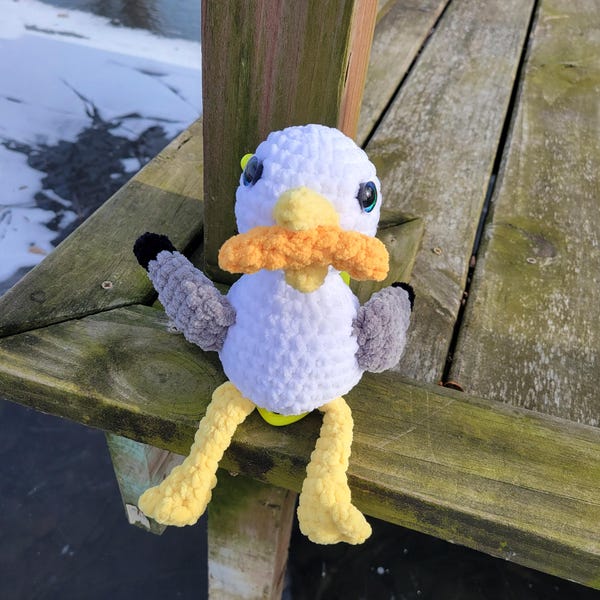 Seagull Plush - Etsy