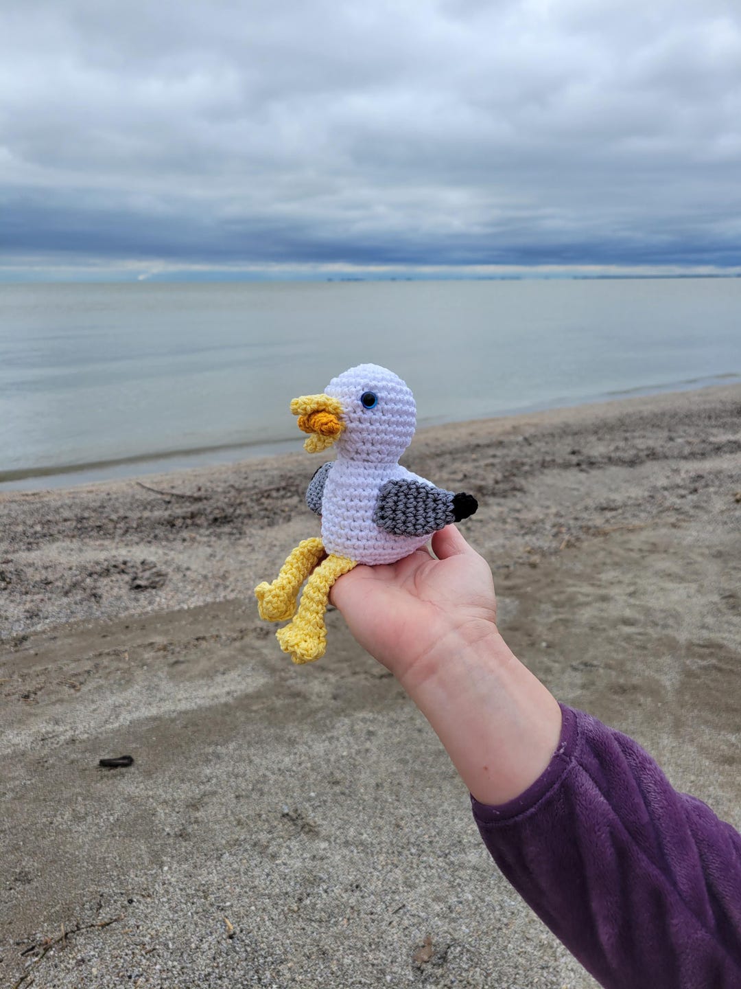 Crochet Seagull Crochet Seagull Plushy Seagull Stuffy Seagull Plush ...