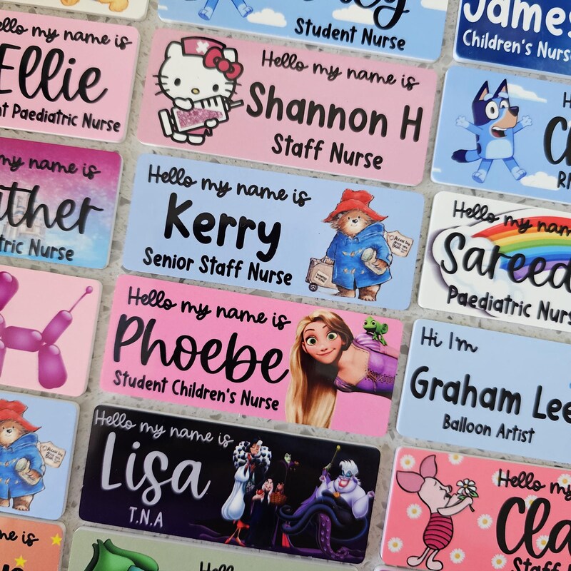 Nurse Name Tag - Etsy
