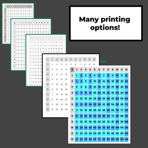 3rd Grade Christmas Math Printable Multiplication Flash Card Bingo Game ...
