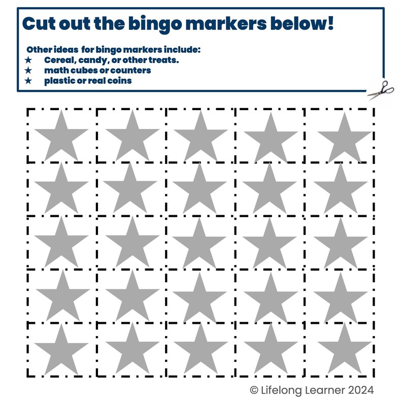 3rd Grade Math Printable Multiplication X8 Flash Card Bingo Game Times ...