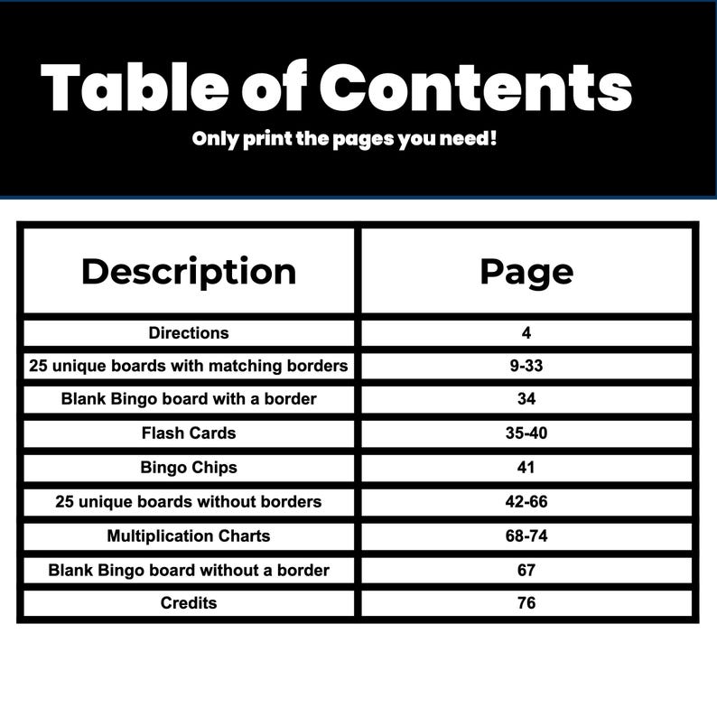 3rd Grade Christmas Math Printable Multiplication Flash Card Bingo Game ...