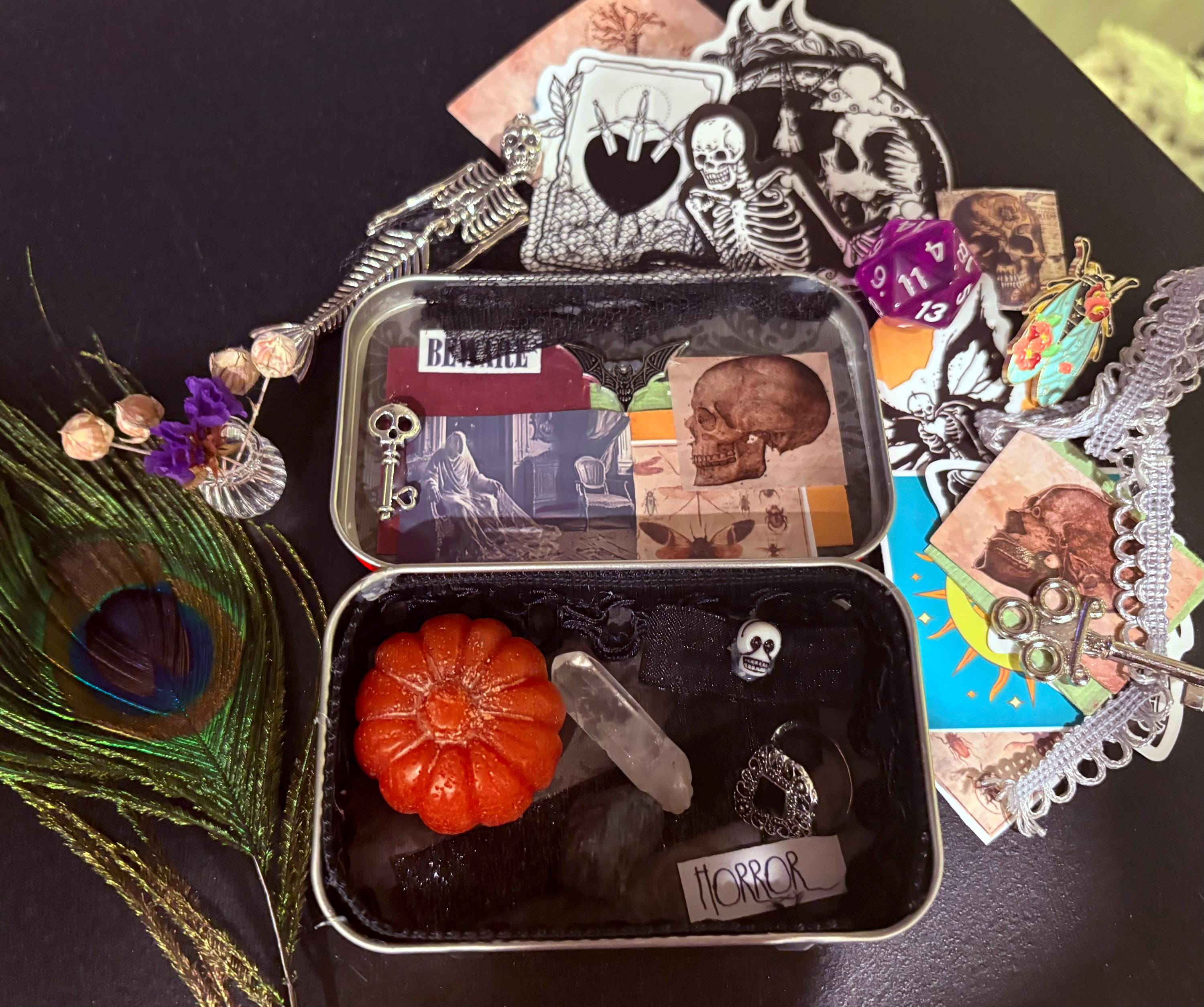 Altoid Box Tin Wallet Mini Mystery Box Handmade and Themed Your Choice ...