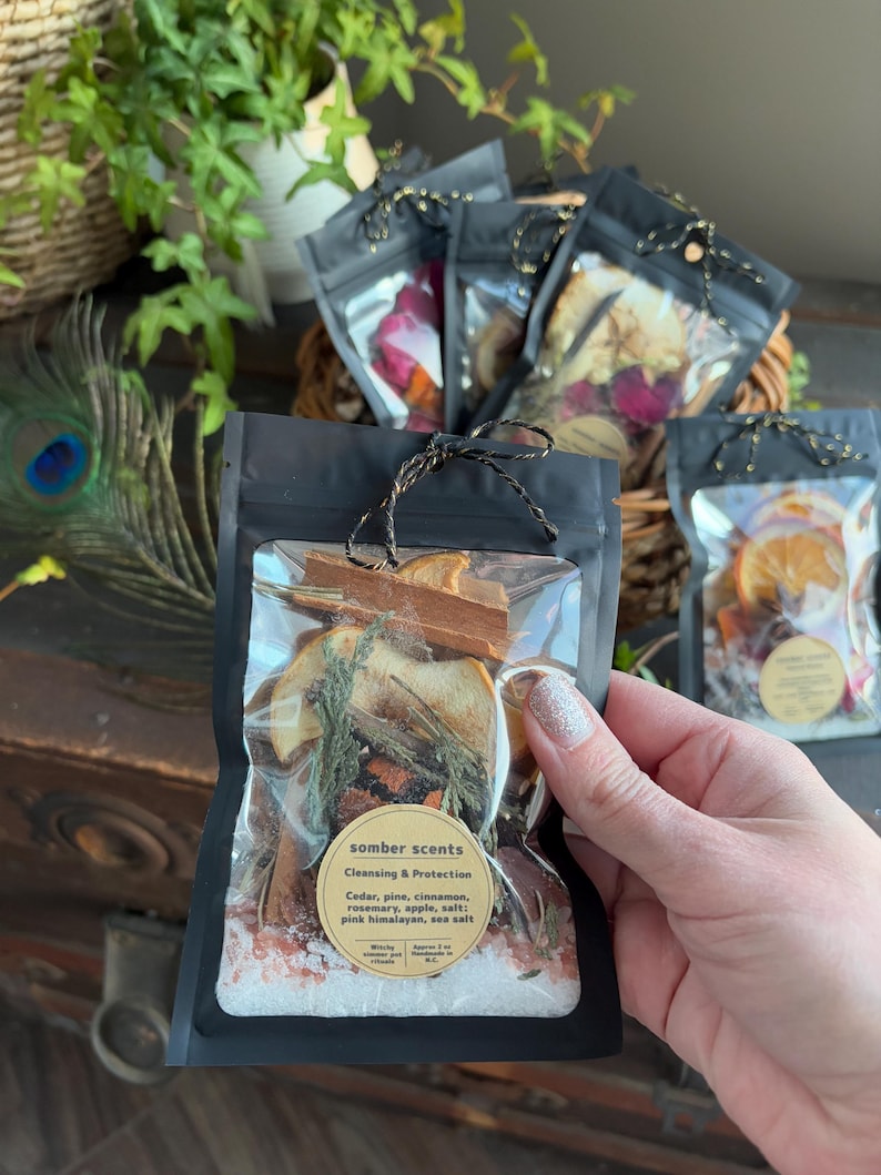 Intention Simmer Pots Witchy Spell - Floral, Herbal, Woody, Spice ...