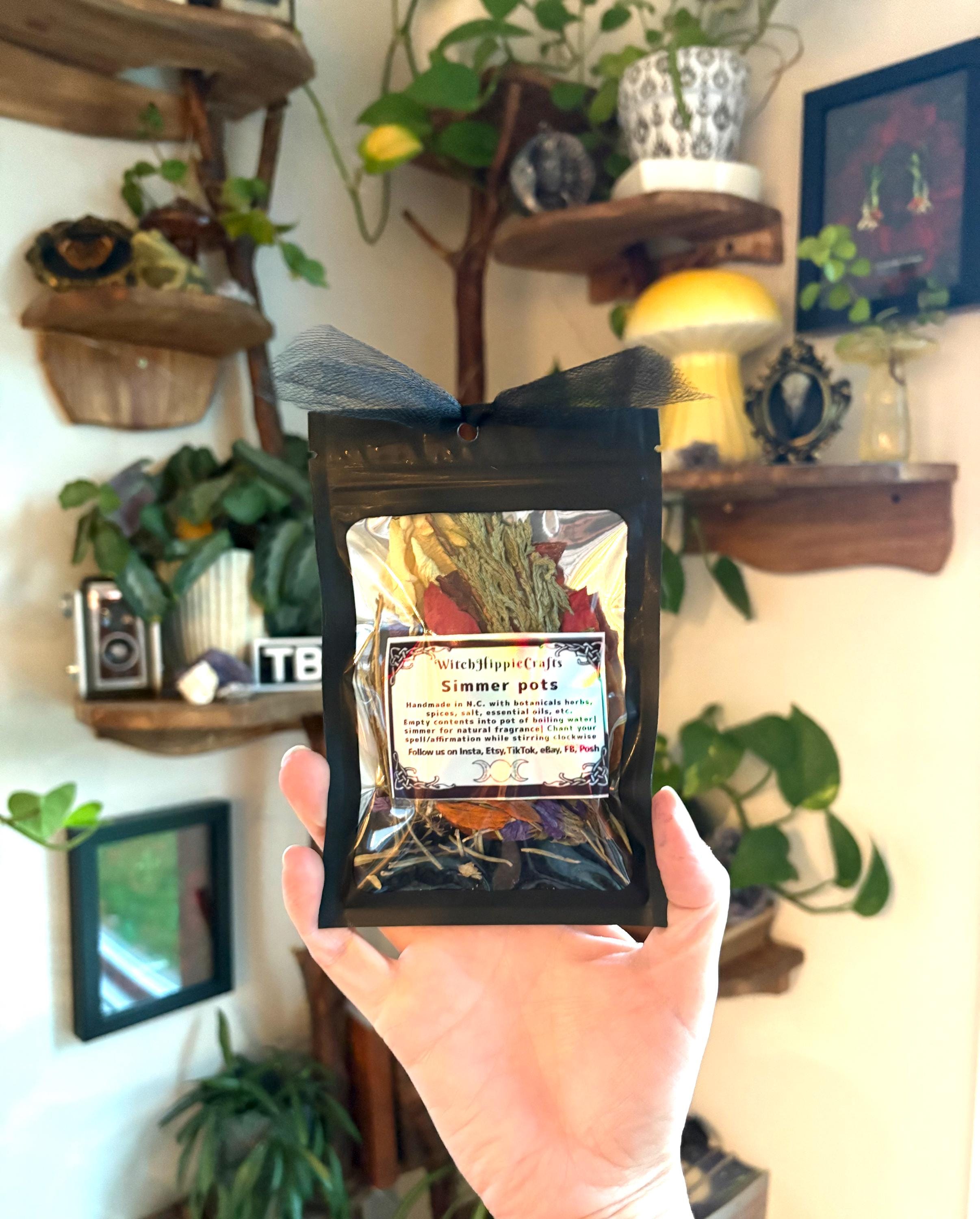 Intention Simmer Pots Witchy Spell - Floral, Herbal, Woody, Spice ...